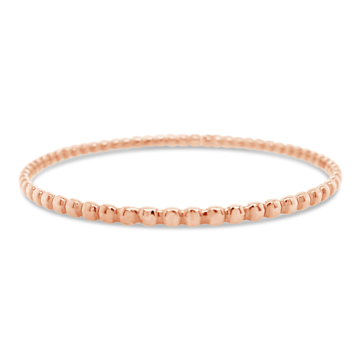 Rose Gold Decorative Bangle | Wishart Jewellers
