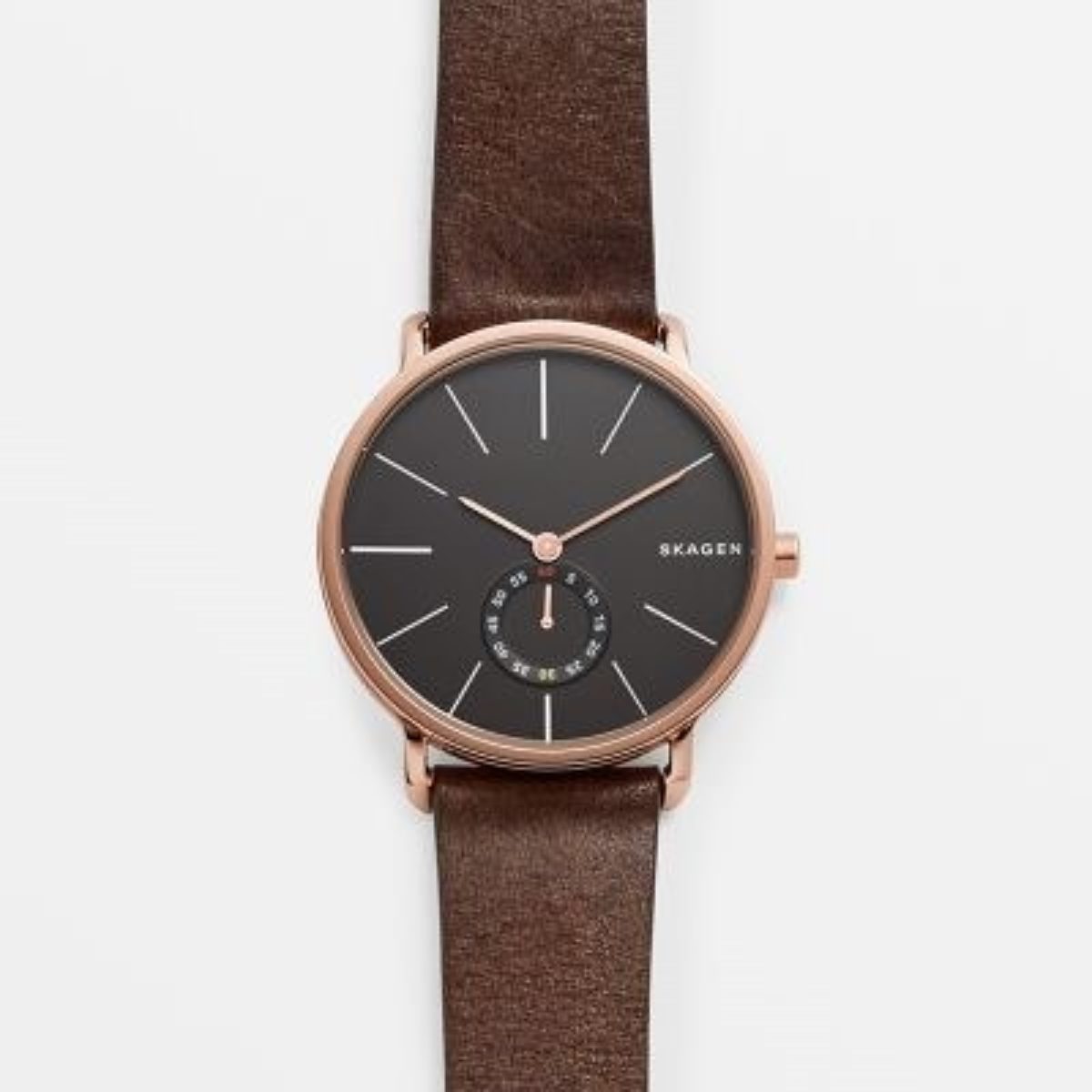 Skagen Hagen Leather Watch | Wishart Jewellers